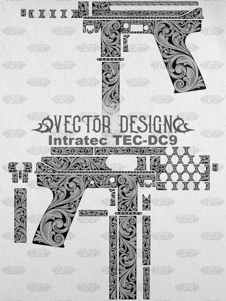 VECTOR DESIGN Intratec TEC-DC9 Scrollwork $150.00 | Buy online with ...