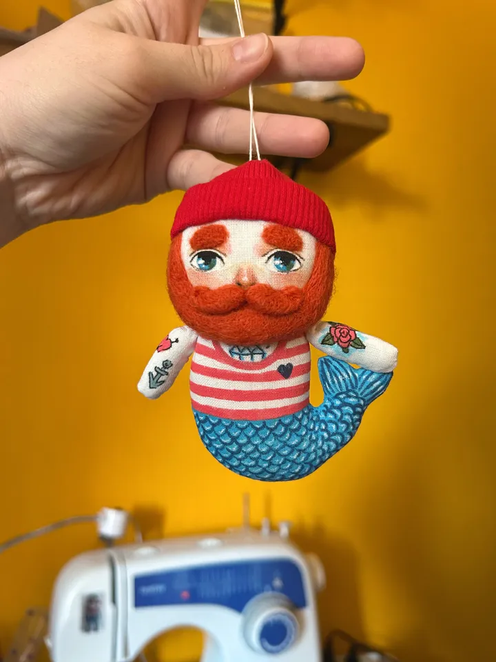 Pocket bearded sailor merman $80.00 | Buy online with delivery