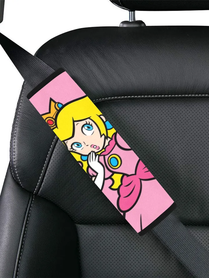 Princess Peach Car Seat Belt Cover $24.00 | Buy online with delivery