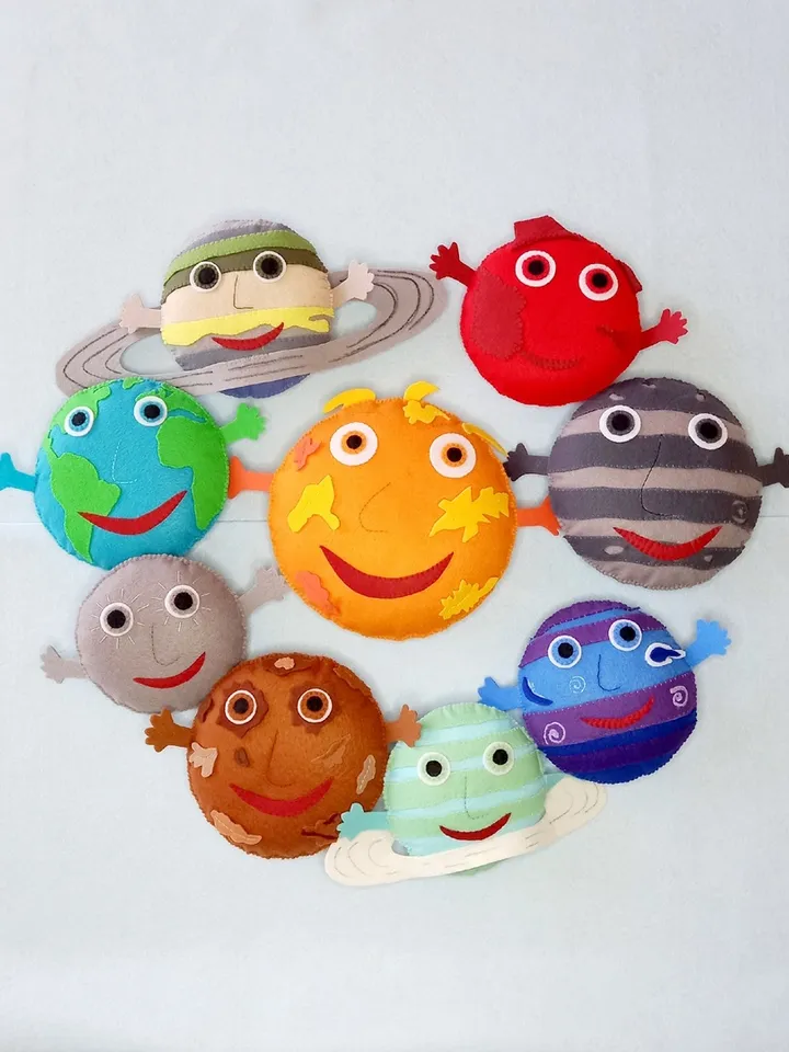 The Solar System Song, toy set, Earth, Uranus, Jupiter, Mars, Sun ...