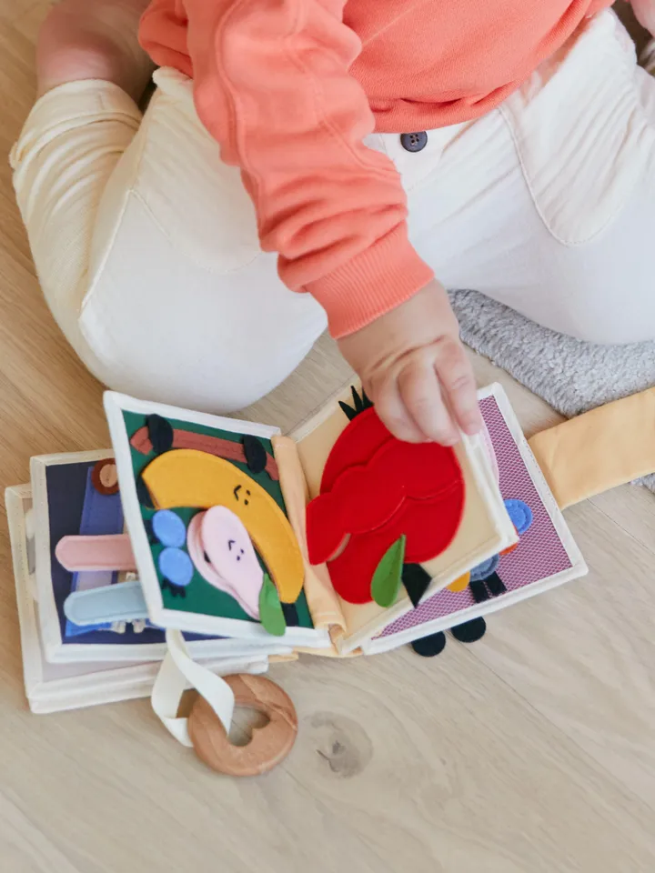 felt activity book 6-9-12 months quiet book baby toddler 1 year old ...