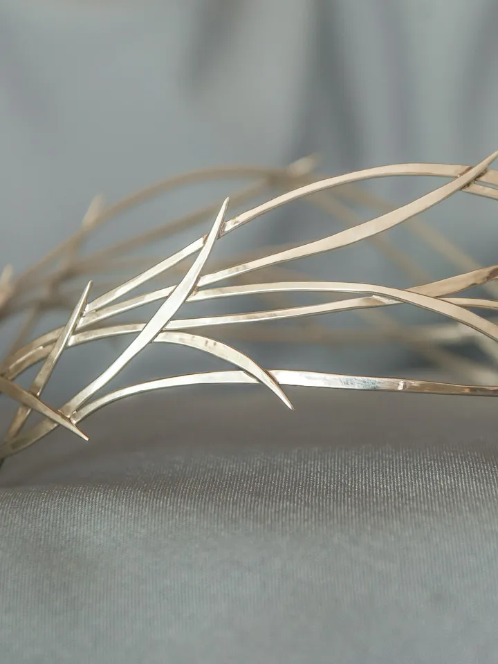 Wedding tiara bridal diadem Elven crown Jewelry fantasy circlet fairy ...