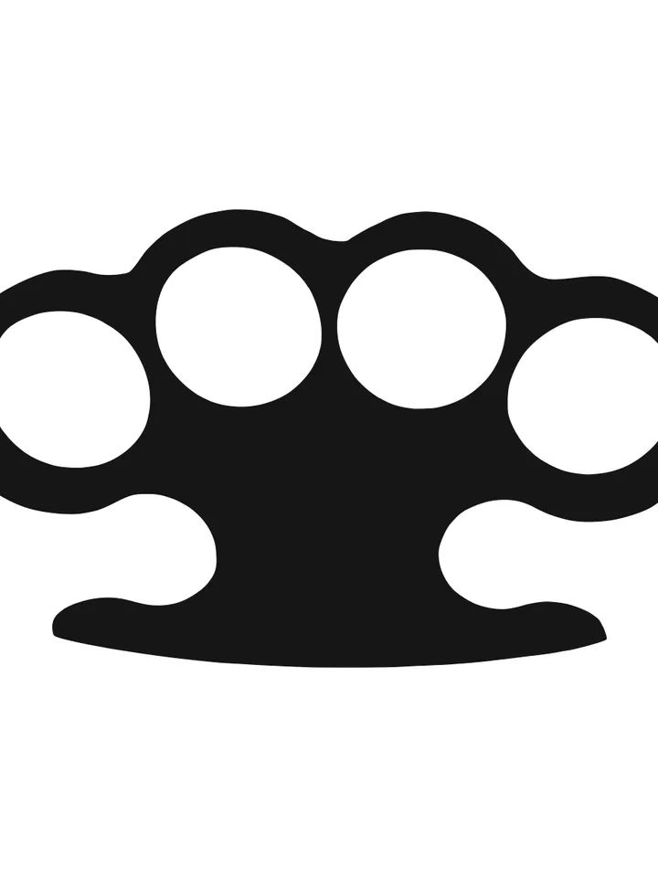 Brass Knuckles Svg, Fighting Svg, Brass Knuckles Clipart, Knuckles Svg ...