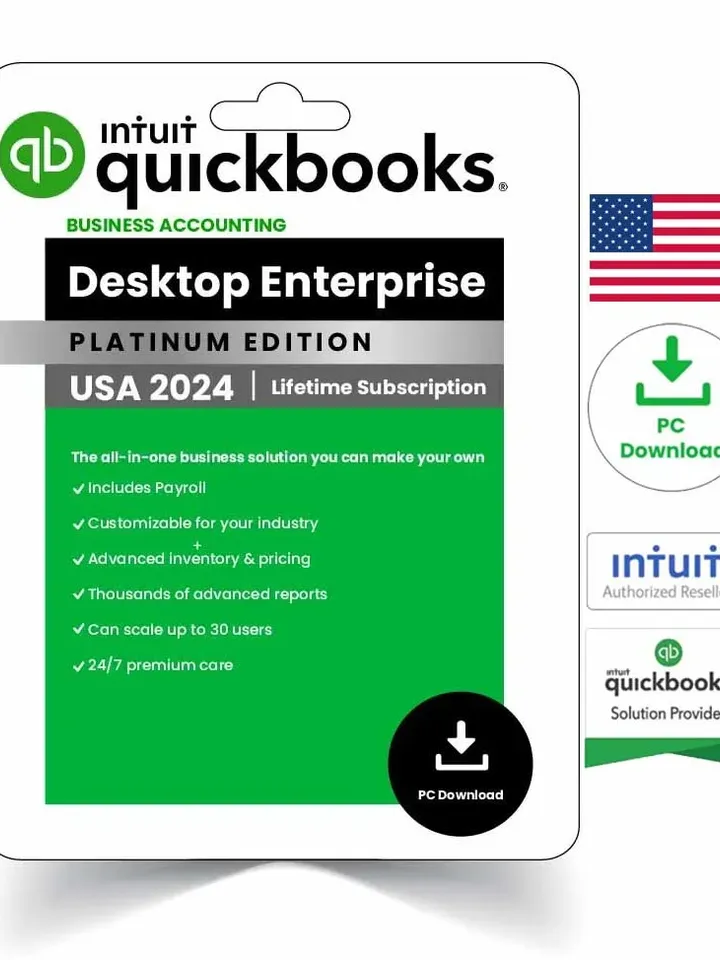 QuickBooks Desktop Enterprise 2024 Lifetime License $87.00 | Buy online ...
