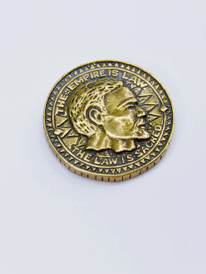 Skyrim Coin / Elder Scrolls Inspired Skyrim / imperial Septim / Brass ...