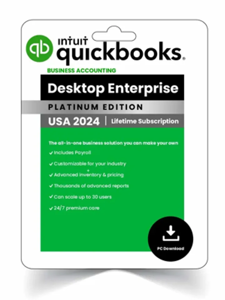 Intuit QuickBooks Desktop Enterprise 2024 Lifetime License key