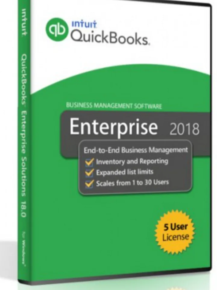 QuickBooks Desktop Enterprise 2018 Lifetime key US Edition $79.99 | Buy ...
