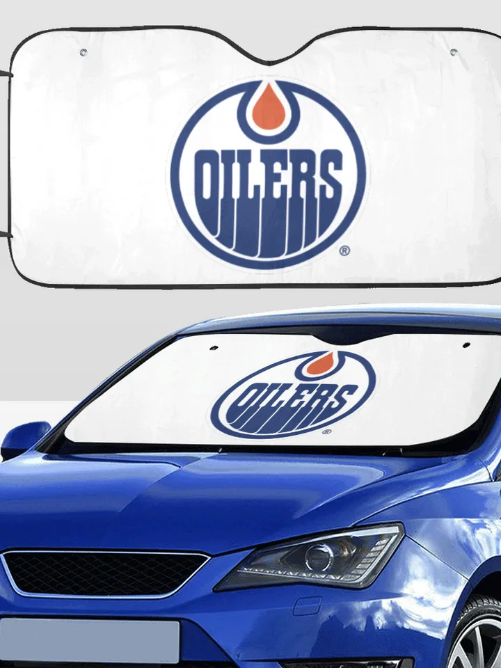 Edmonton Oilers Car SunShade $39.97 | Buy online with delivery