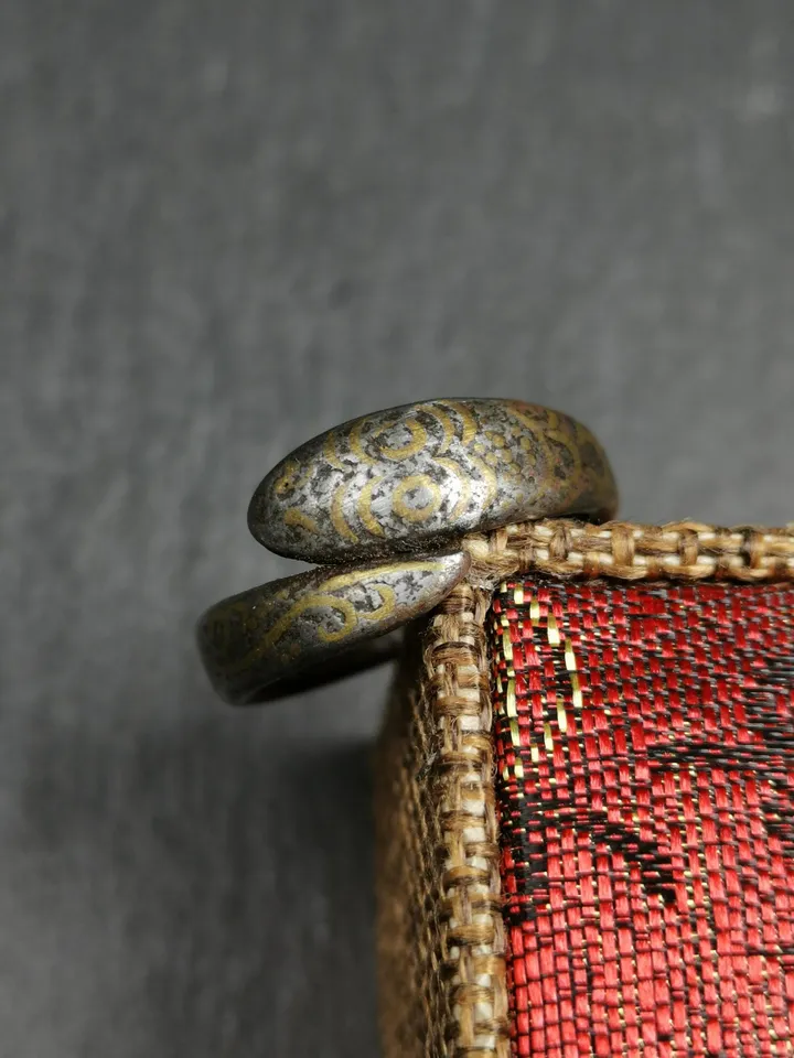 Gandhanra Unique Handcrafted Tibetan Snake Ring | Cold Iron Ring ...