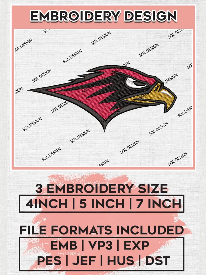 NCAA Seattle U Redhawks Mascot Logo Embroidery Designs, NCAA Logo ...