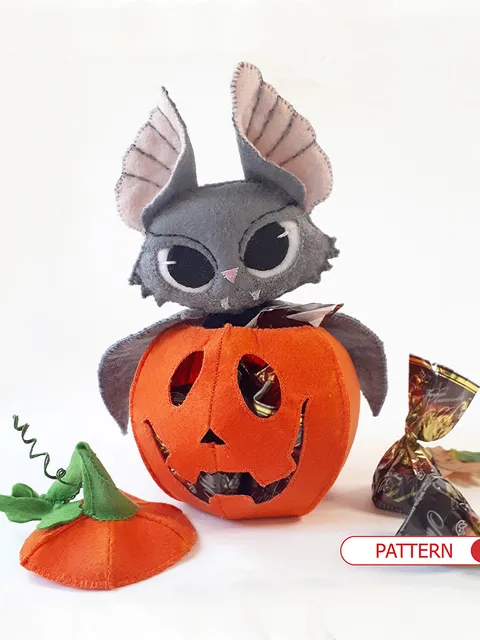 Bat plush pattern , Halloween decorations bats , Halloween tiered tray ...