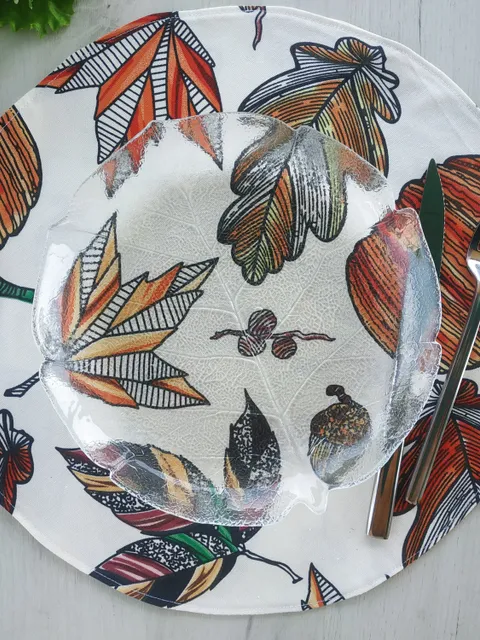 Placemats set of 6, 8, 4 or 2, neutral round placemat water-repellent ...