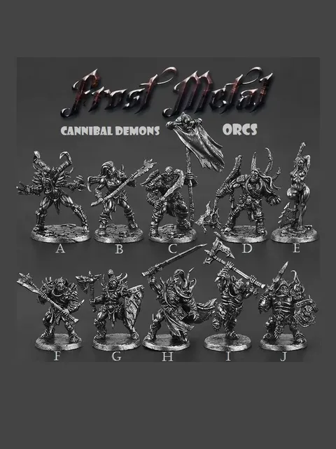 Huns warriors, Miniatures 54mm scale, Tabletop Wargaming miniature ...