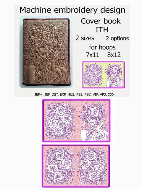 ITH Embroidery Design perpetual calendar embroidery file House Machine ...
