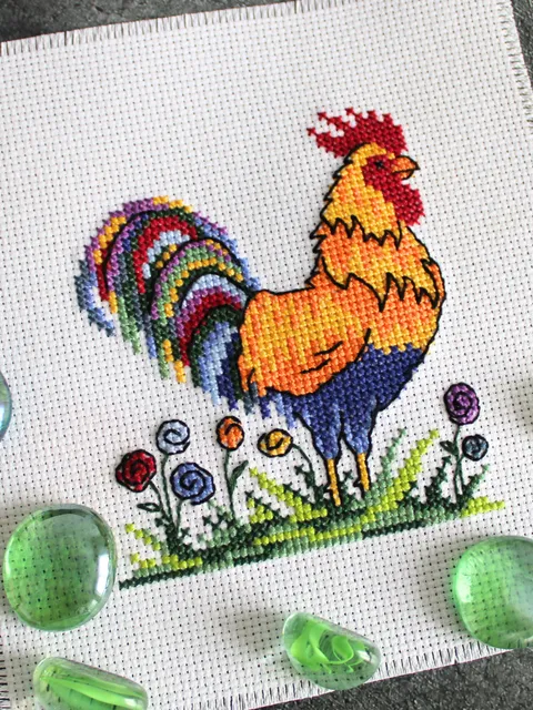 Cross stitch pattern /100x100st/ Landscape, Simple cross stitch pattern ...