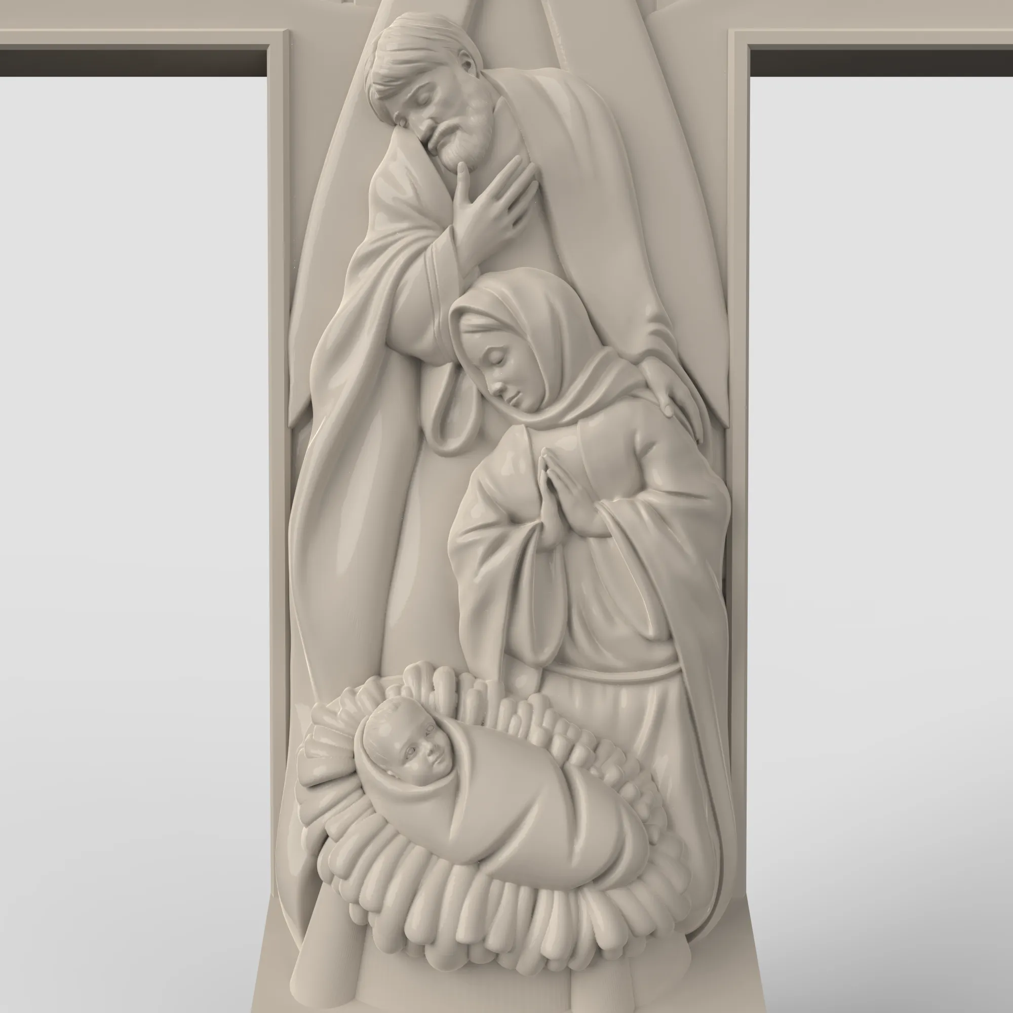 3D Model STL CNC Router file 3dprint Christmas Nativity scene $11.00 ...