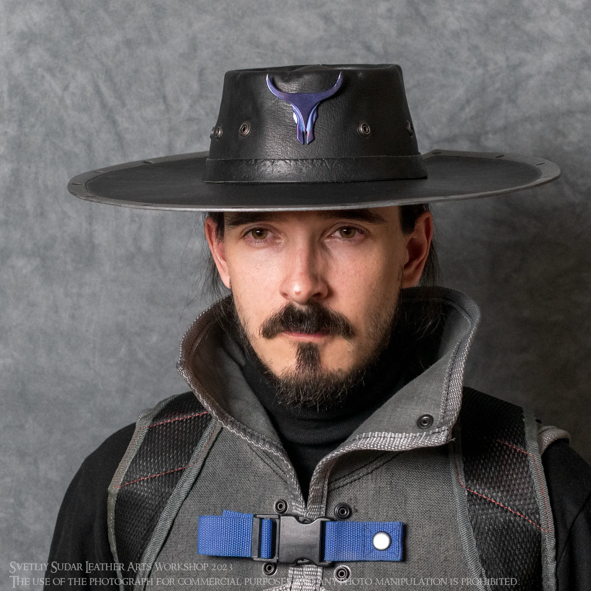 Handmade custom leather hat from Destiny 2 (TM-Earp Cloaked Stetson ...