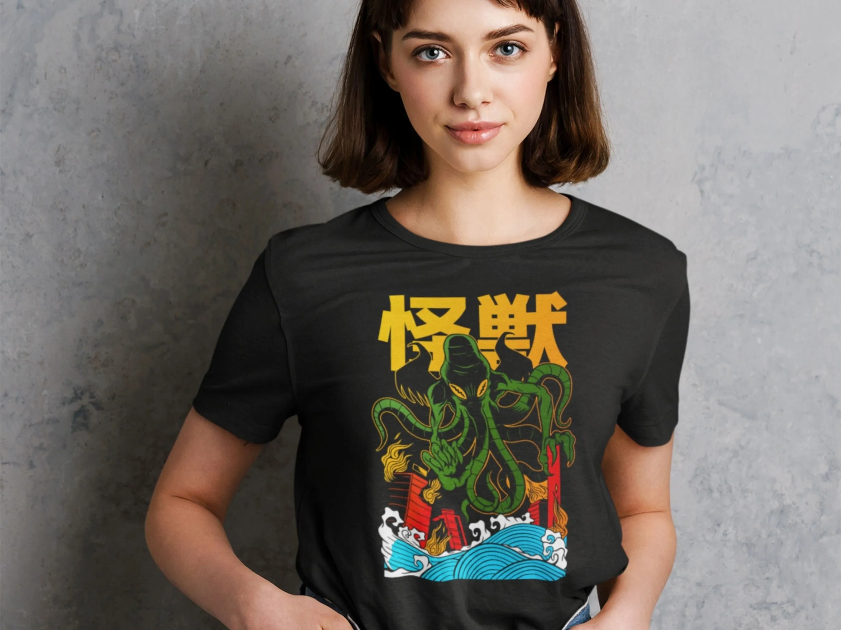 Cthulhu Kaiju T-Shirt (Unisex) | HP Lovecraft Shirt, Eldritch Monster ...
