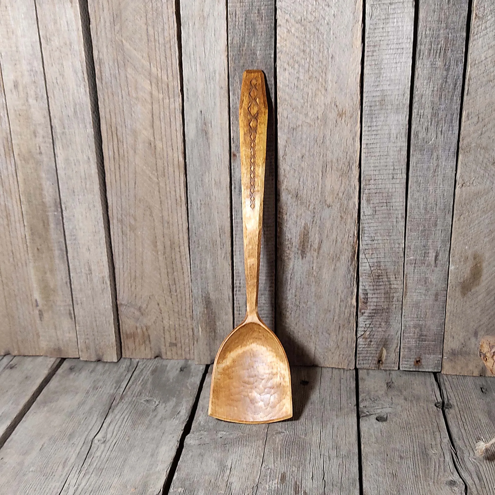 Wooden wok tool Handmade cooking spoon Handcarved birch spoon Wooden ...