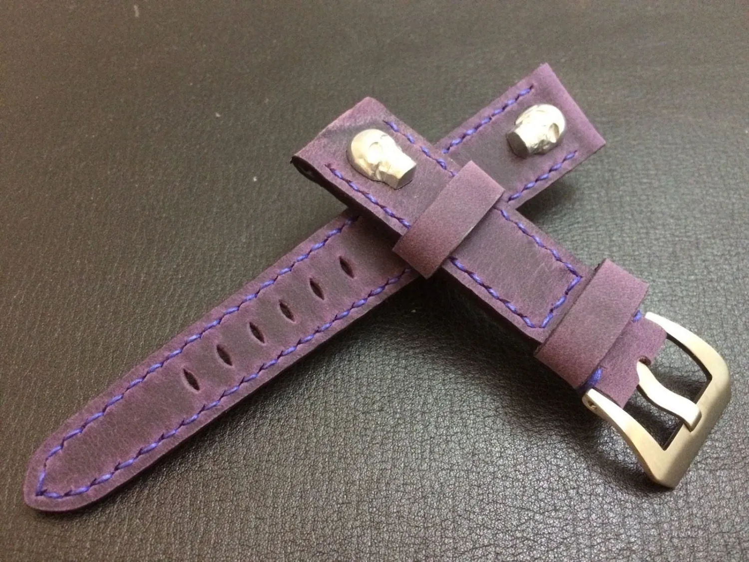 Leather Watch Strap / Leather watch band for all Luxury watch With ...