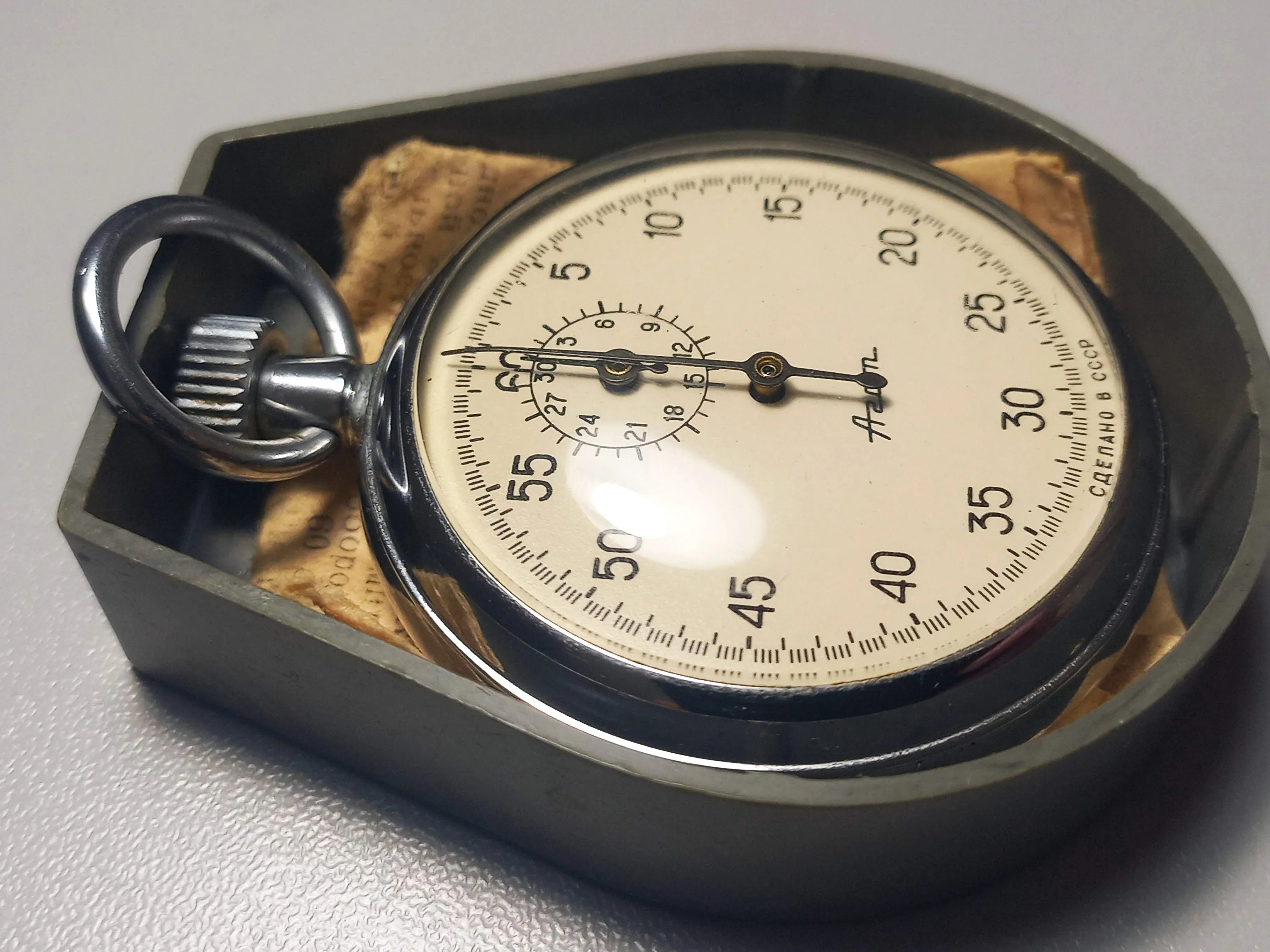 Mechanical Stopwatch Agate USSR Russian Vintage Stopwatch 60s Working ...