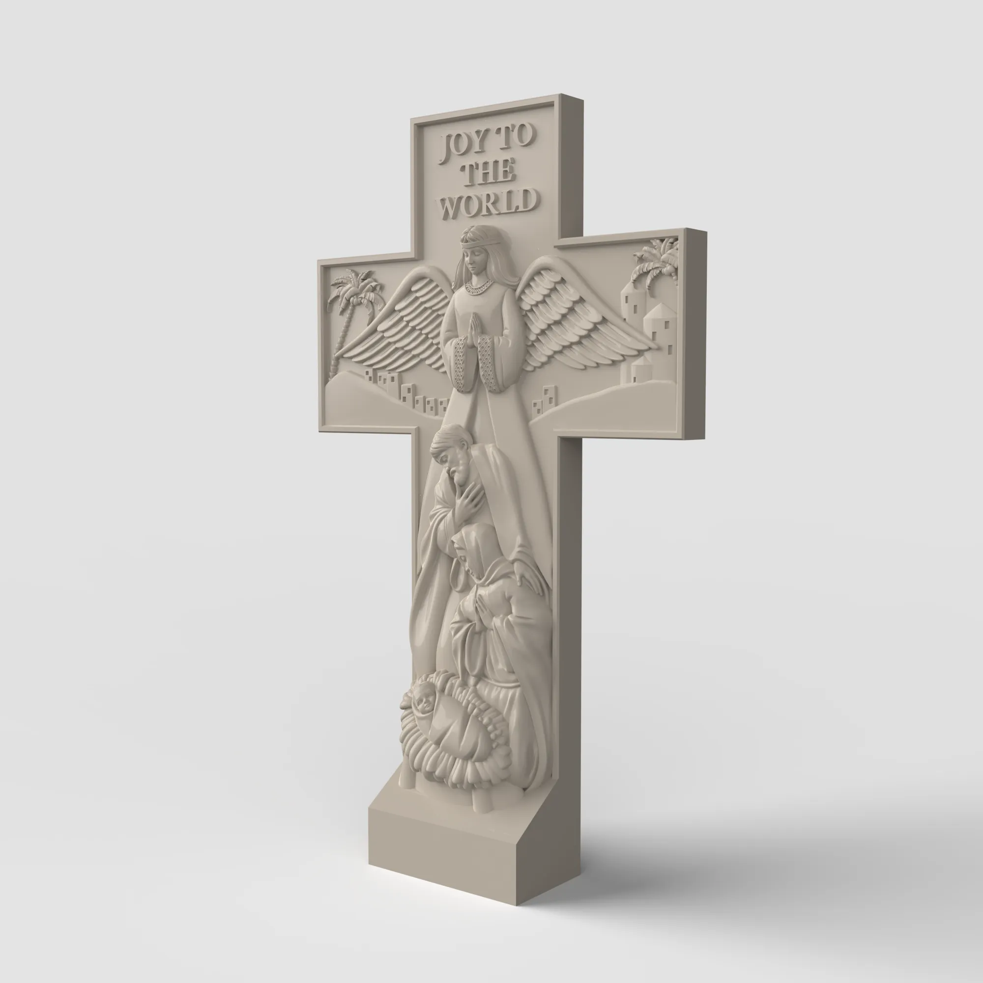 3D Model STL CNC Router file 3dprint Christmas Nativity scene $11.00 ...