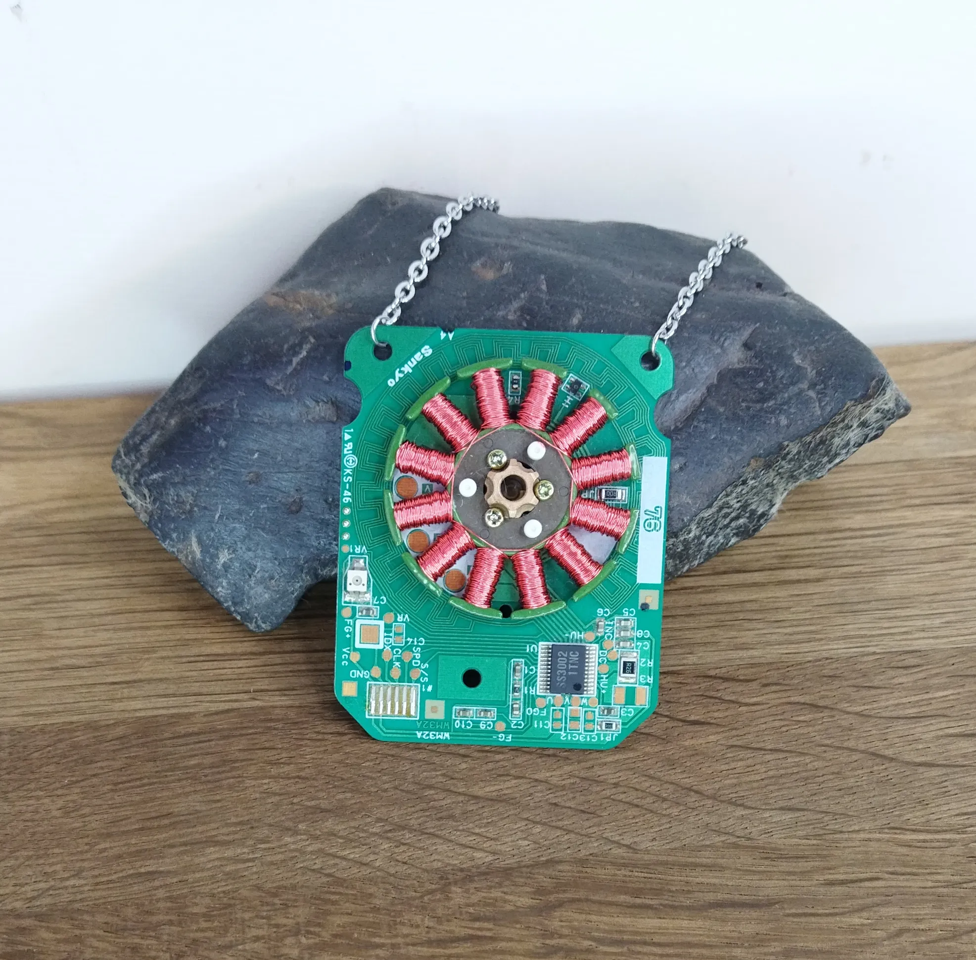 Cyberpunk necklace circuit board Post apocalyptic necklace Tech geek ...