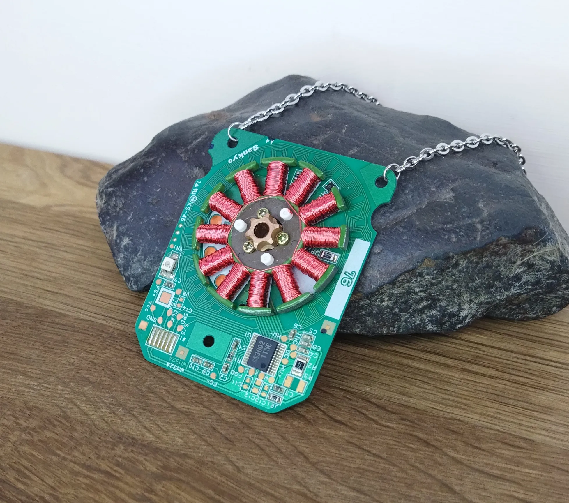 Cyberpunk necklace circuit board Post apocalyptic necklace Tech geek ...