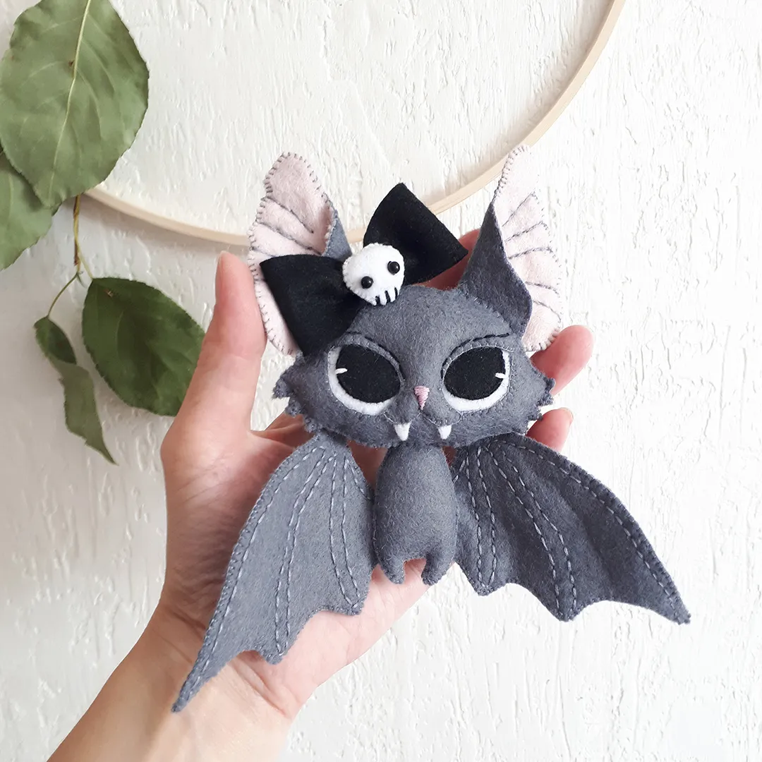 Bat plush pattern , Halloween decorations bats , Halloween tiered tray ...