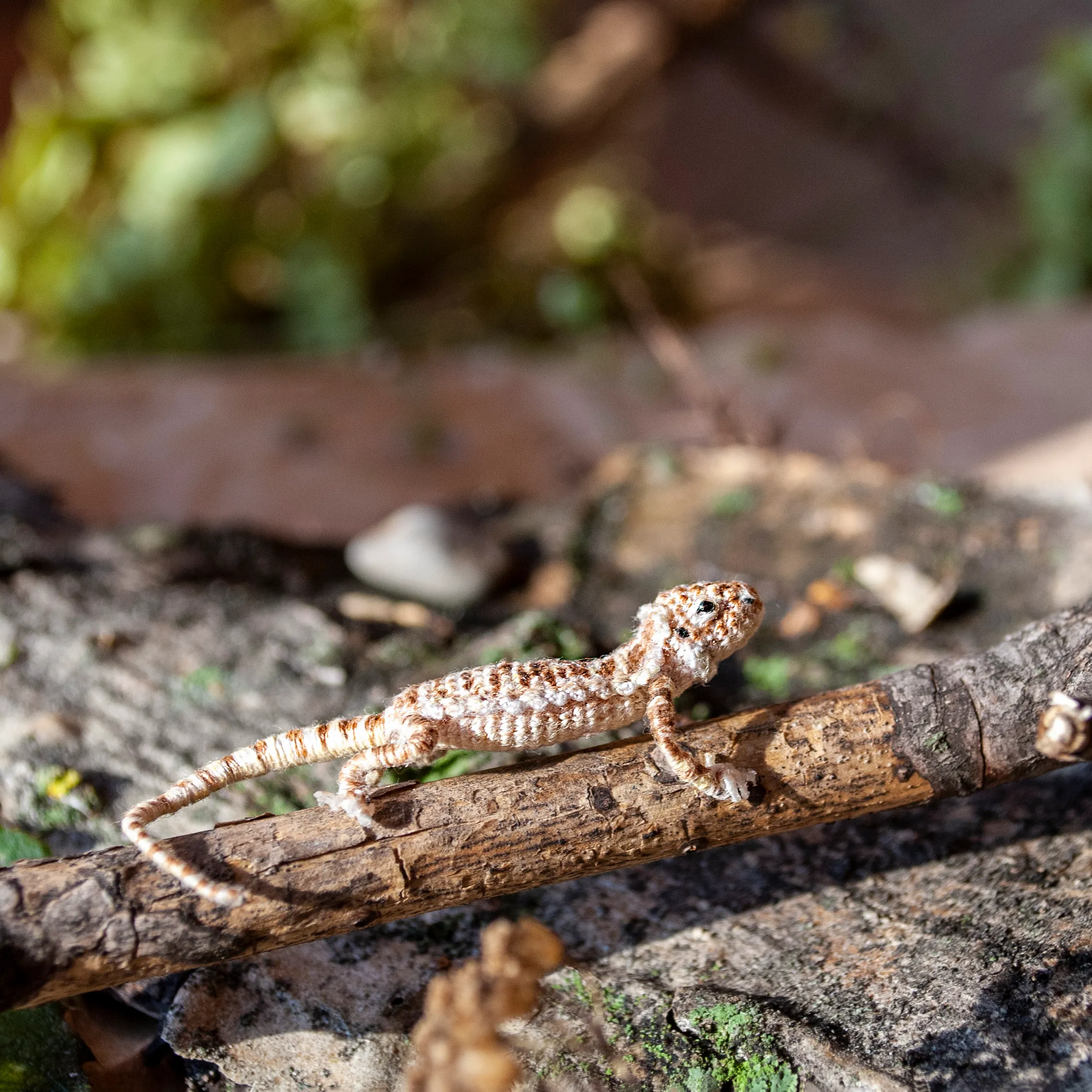 Bearded Dragon miniature, Tiny teeny handmade reptile lizard pet, Agama ...
