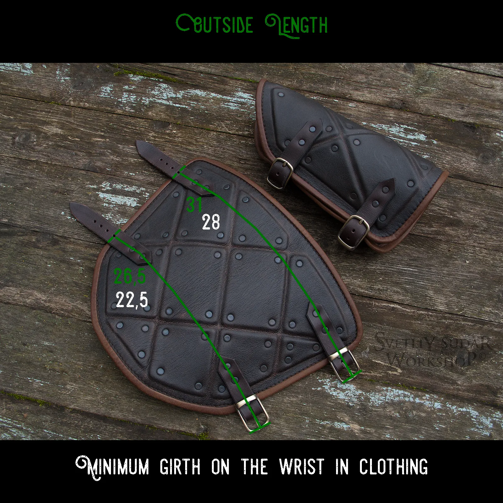 READY TO SHIP - Jon Snow leather bracers pair (replica) / Stark Armor ...