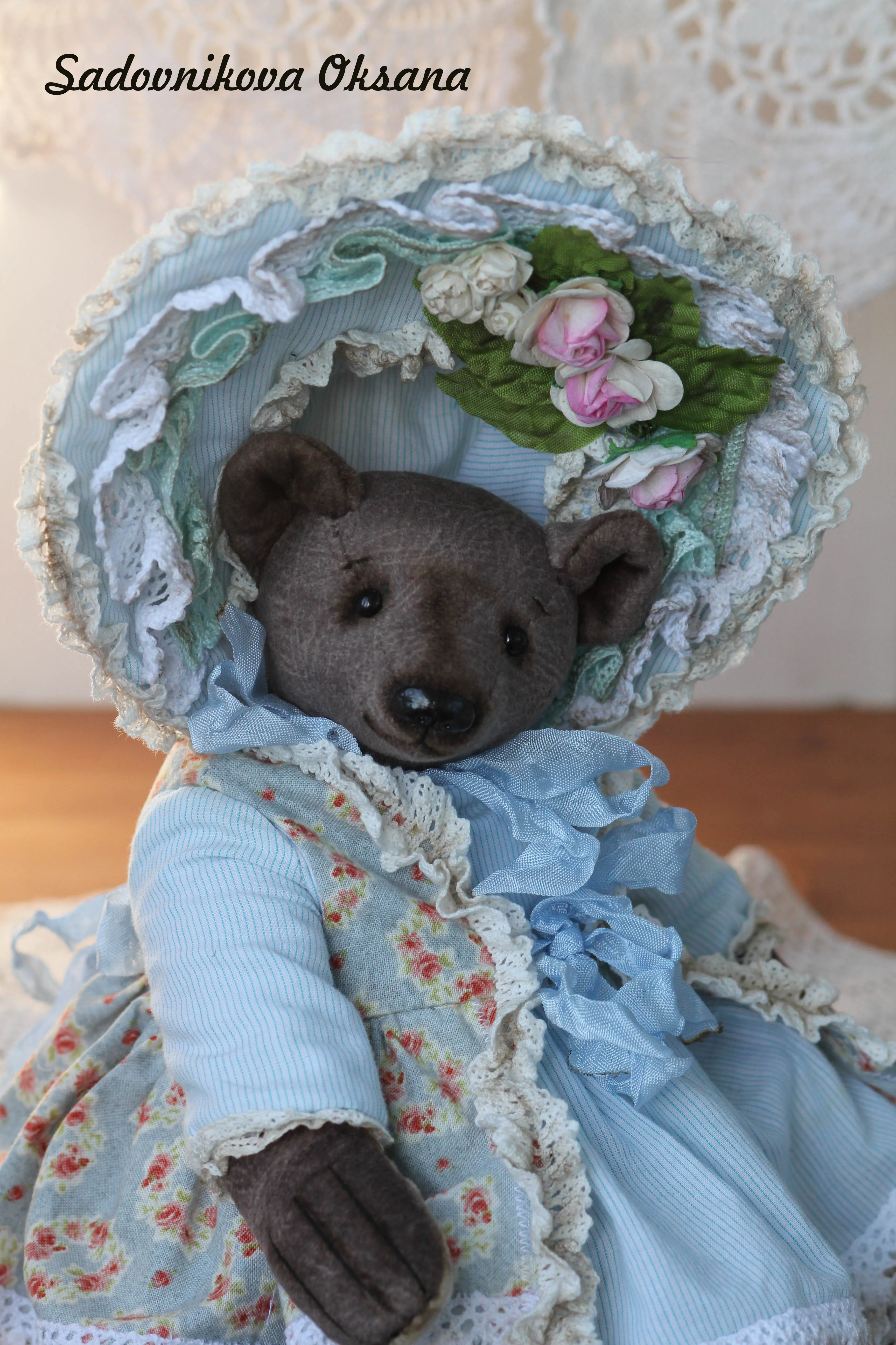Handmade Artist Collectible Teddy Bear OOAK Vintage Stuffed bears ...