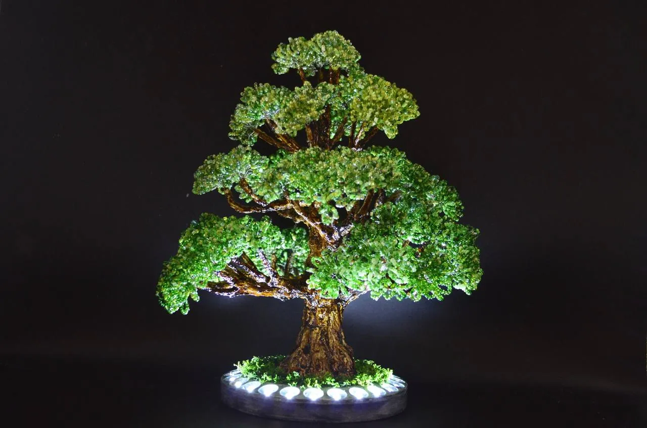 Beaded lamp tree with replaceable batteries $299.00 | Buy online with ...