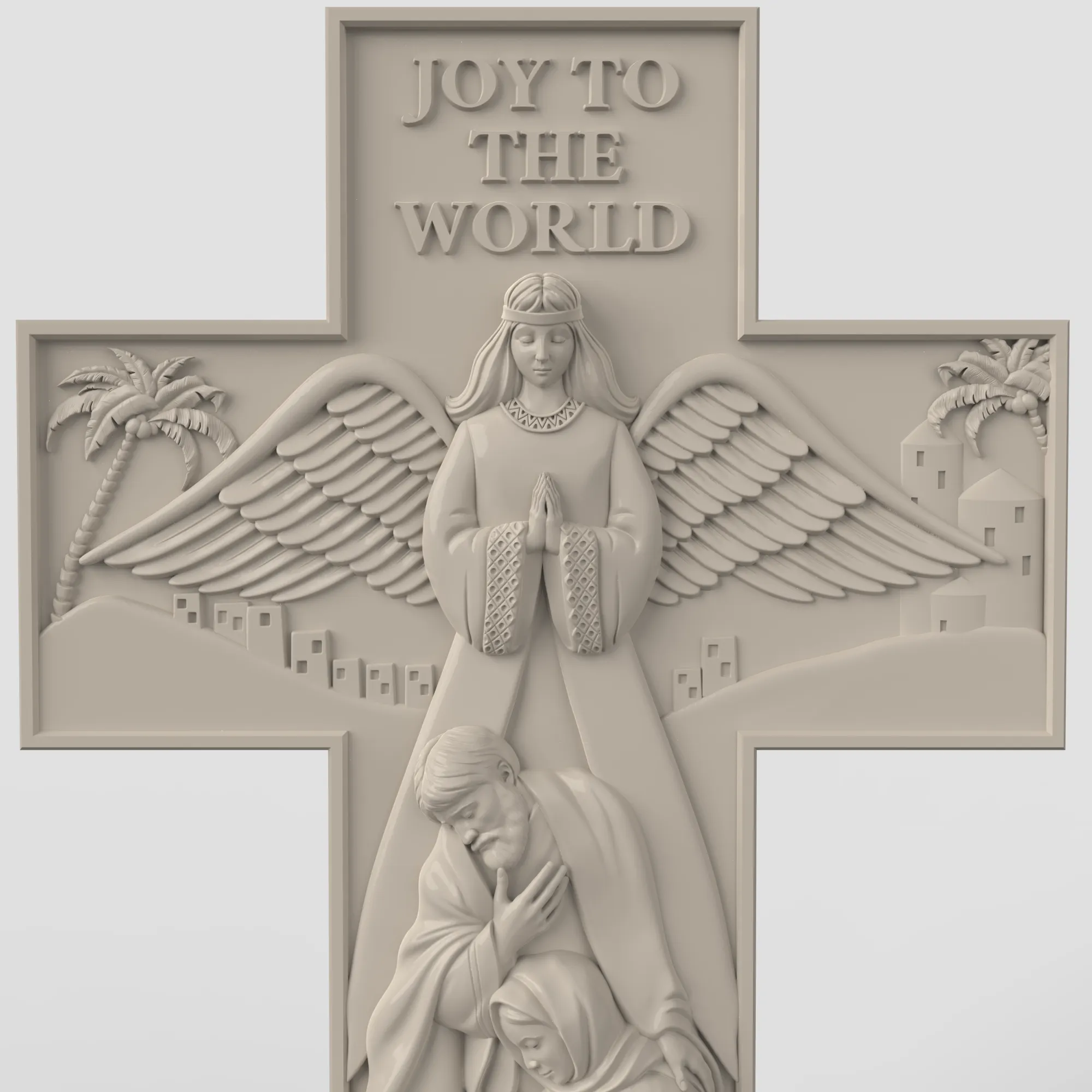 3D Model STL CNC Router file 3dprint Christmas Nativity scene $11.00 ...