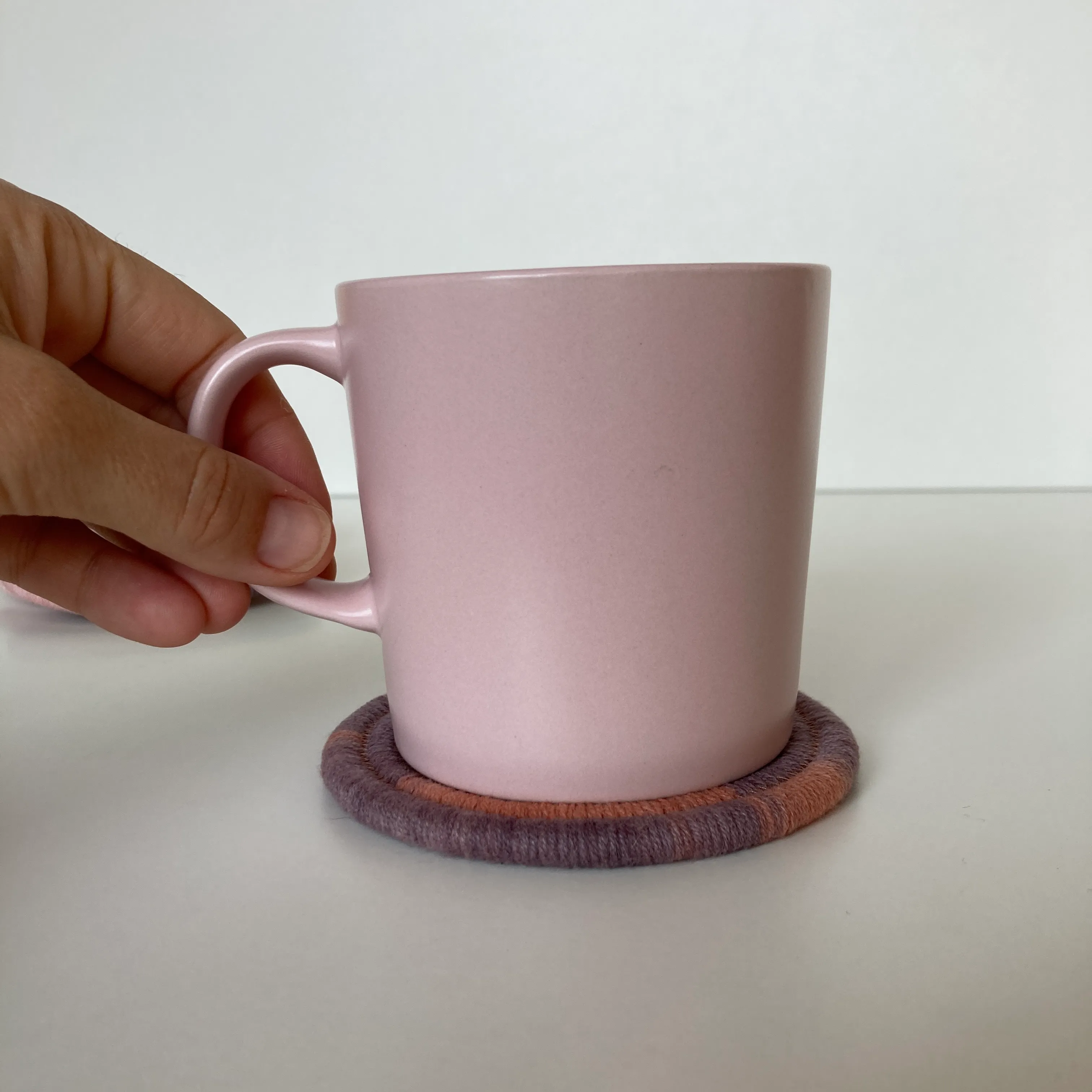 Colorful coaster Rope coaster Set of 5 coasters $35.00 | Buy online ...