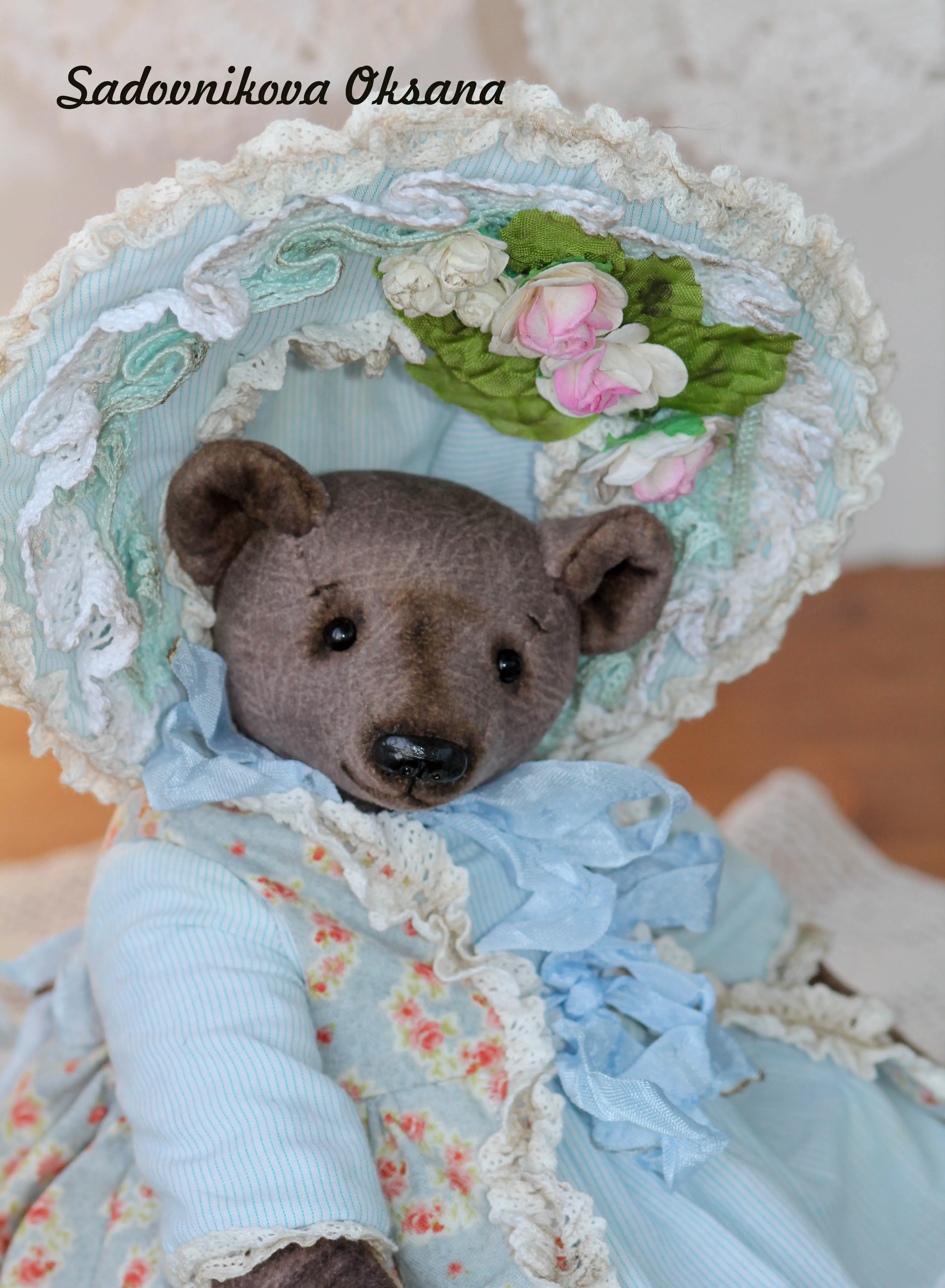 Handmade Artist Collectible Teddy Bear OOAK Vintage Stuffed bears ...