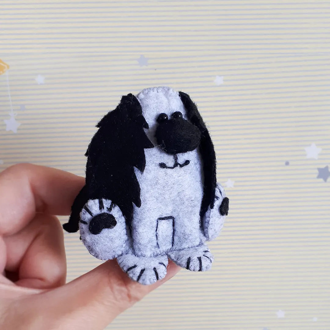 Felt Dog pattern, stuffed animal toys felt or plush, small stuffed pets ...