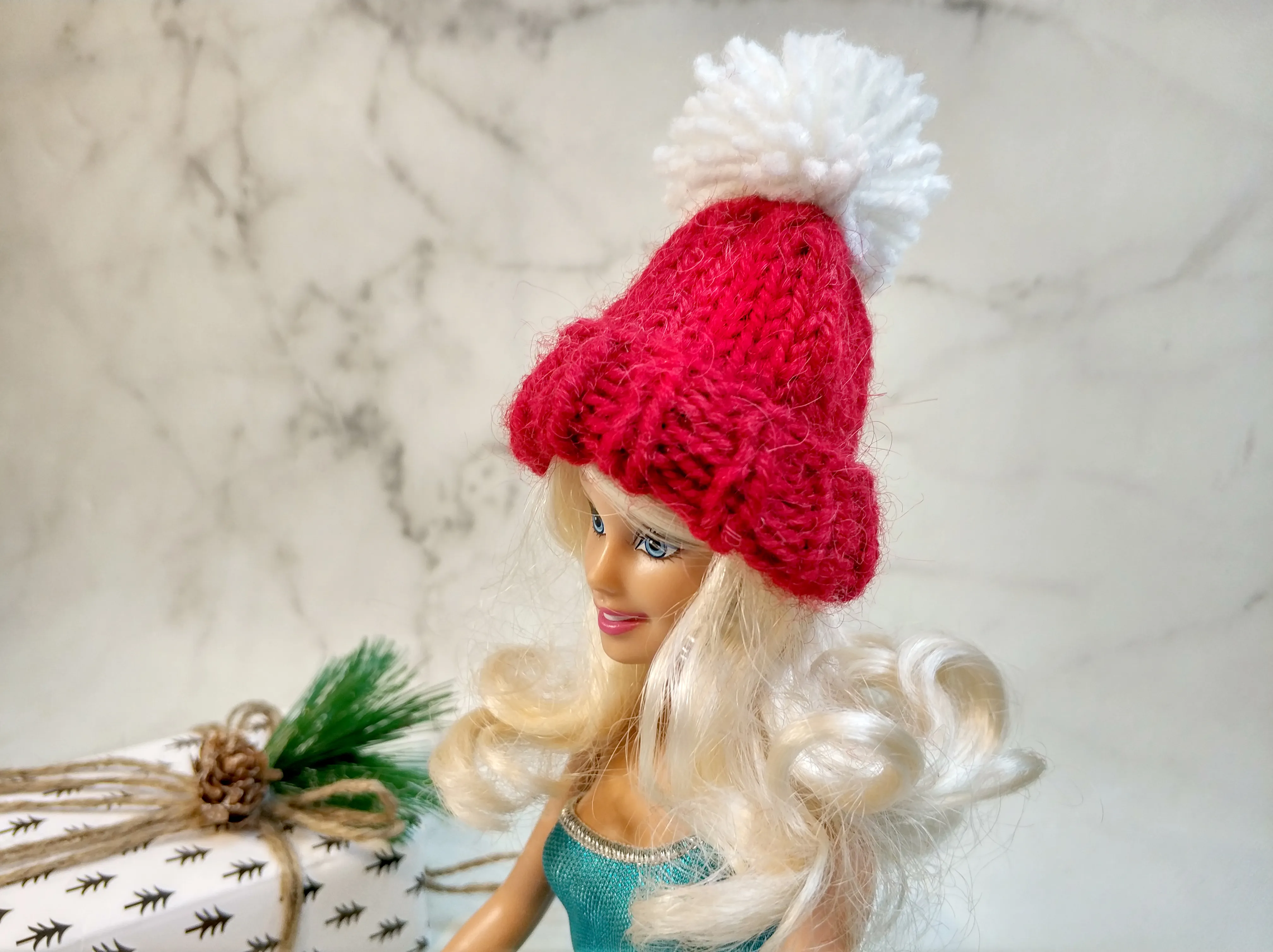 Knit Hats for Barbie doll Knitting pattern PDF $6.00 | Buy online with ...