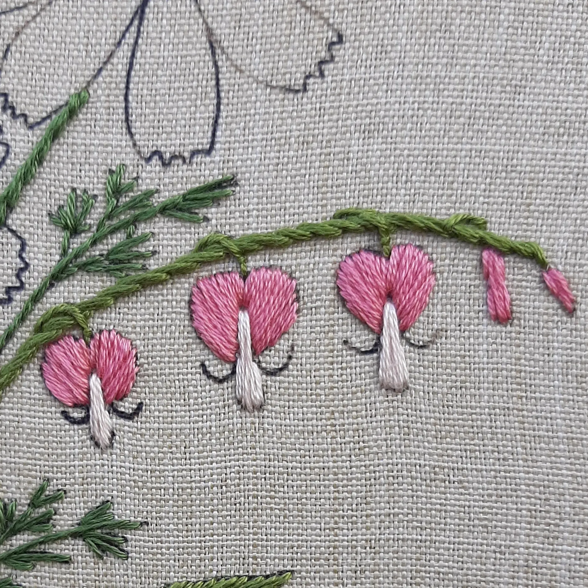 Garden flowers pattern pdf embroidery, Easy embroidery DIY $10.00 | Buy ...