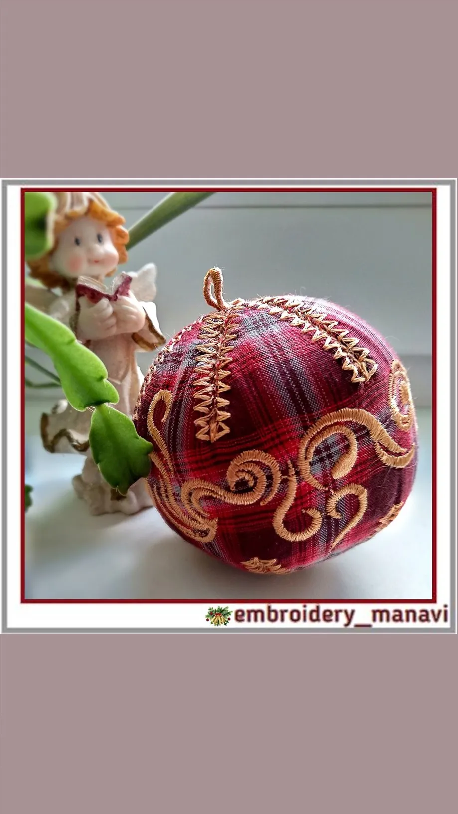 In the hoop tree toy ball 1 part machine embroidery design $2.00 | Buy ...