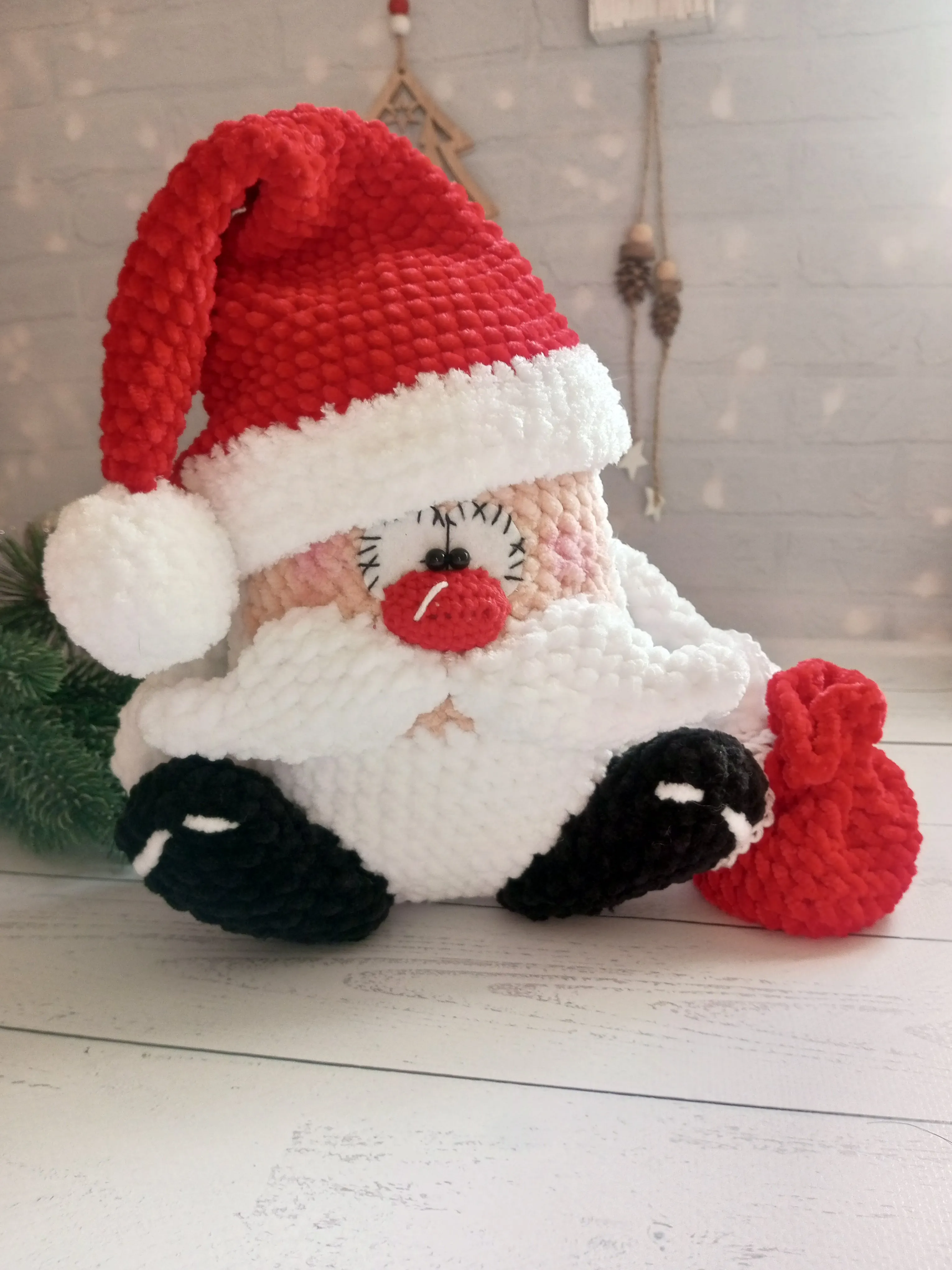Crochet pattern Santa Claus, Christmas toys $4.90 | Buy online with ...