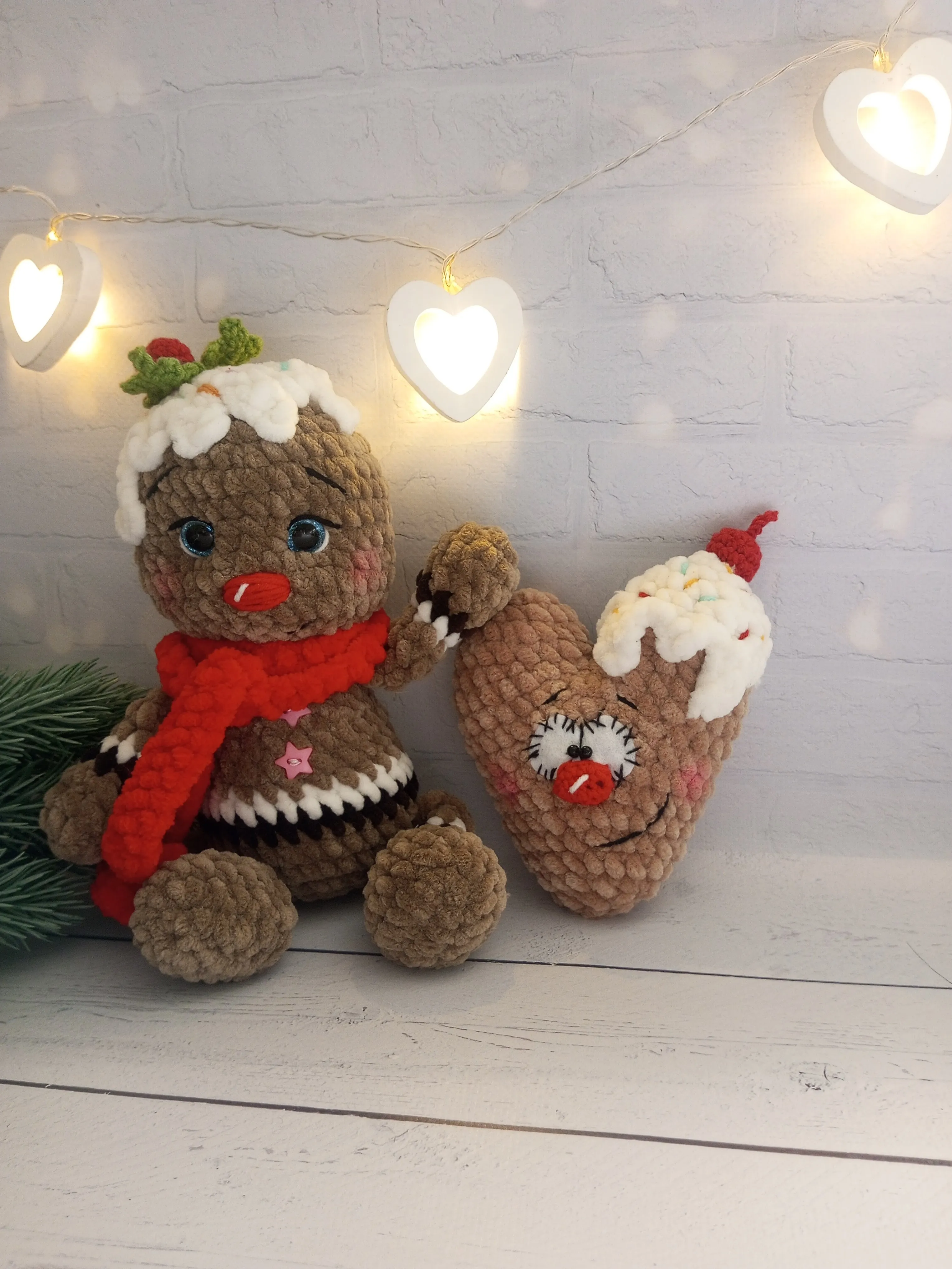 Gingerbread, Christmas crochet pattern, Gingerbread toys, amigurumi $5. ...