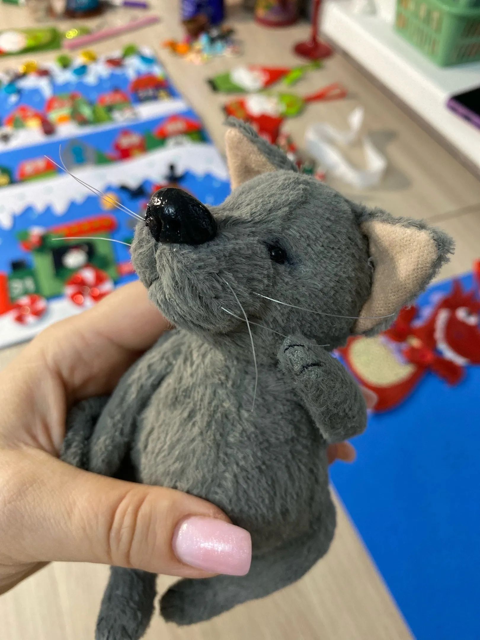 Wolf Teddy Realistic Felting Wolf Toy Wolf Gift Wolf Toys Plush Wolf ...