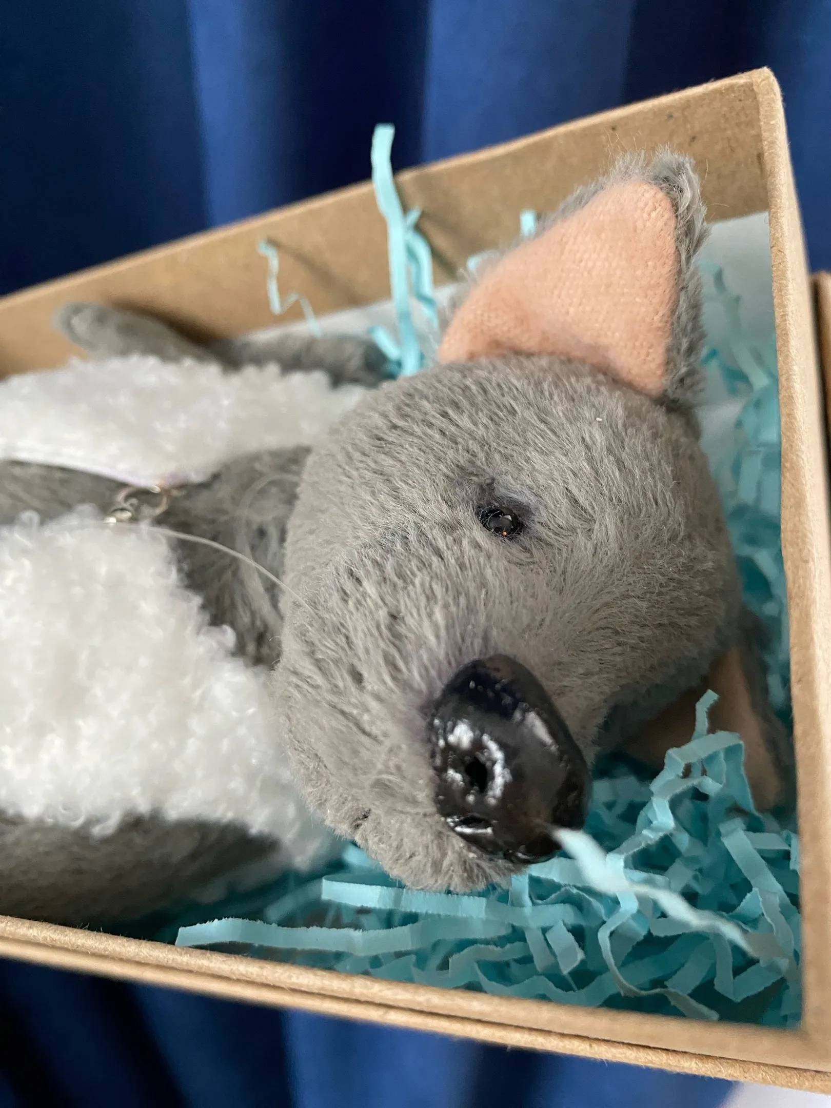 Wolf Teddy Realistic Felting Wolf Toy Wolf Gift Wolf Toys Plush Wolf ...