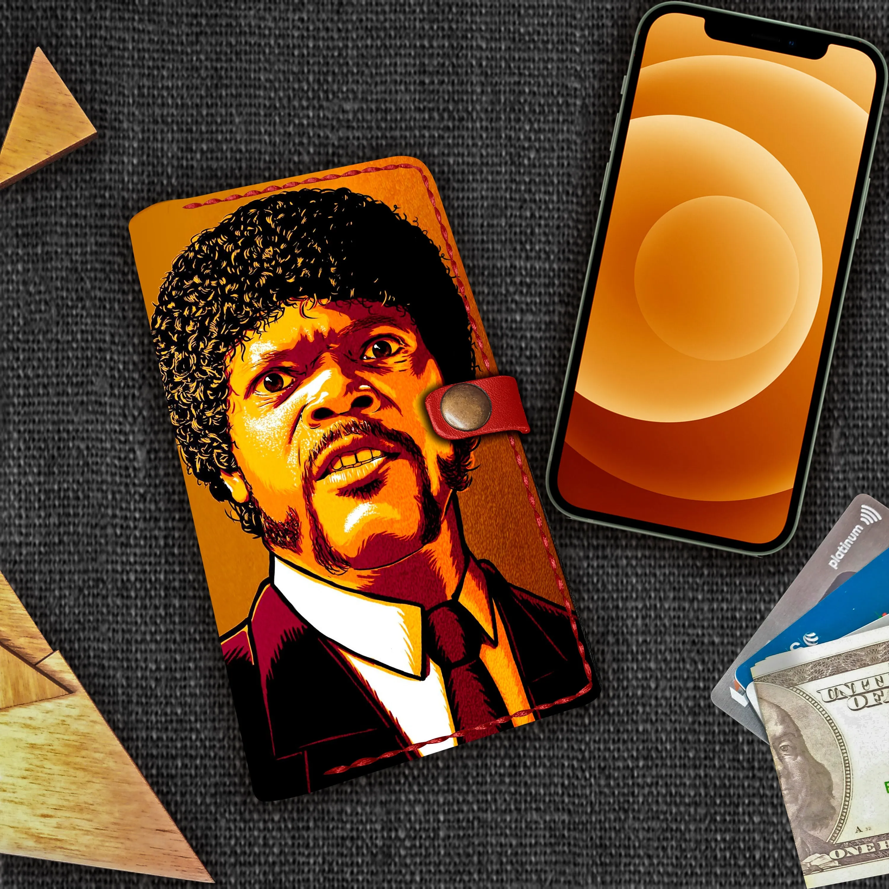 Pulp Fiction iPhone Case, Samuel L Jackson, Mens Womens Personalized ...
