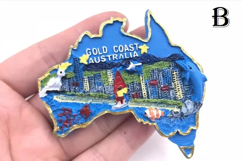 3D Resin magnetic fridge stickers, tourist souvenirs (Australia) $15.00 ...