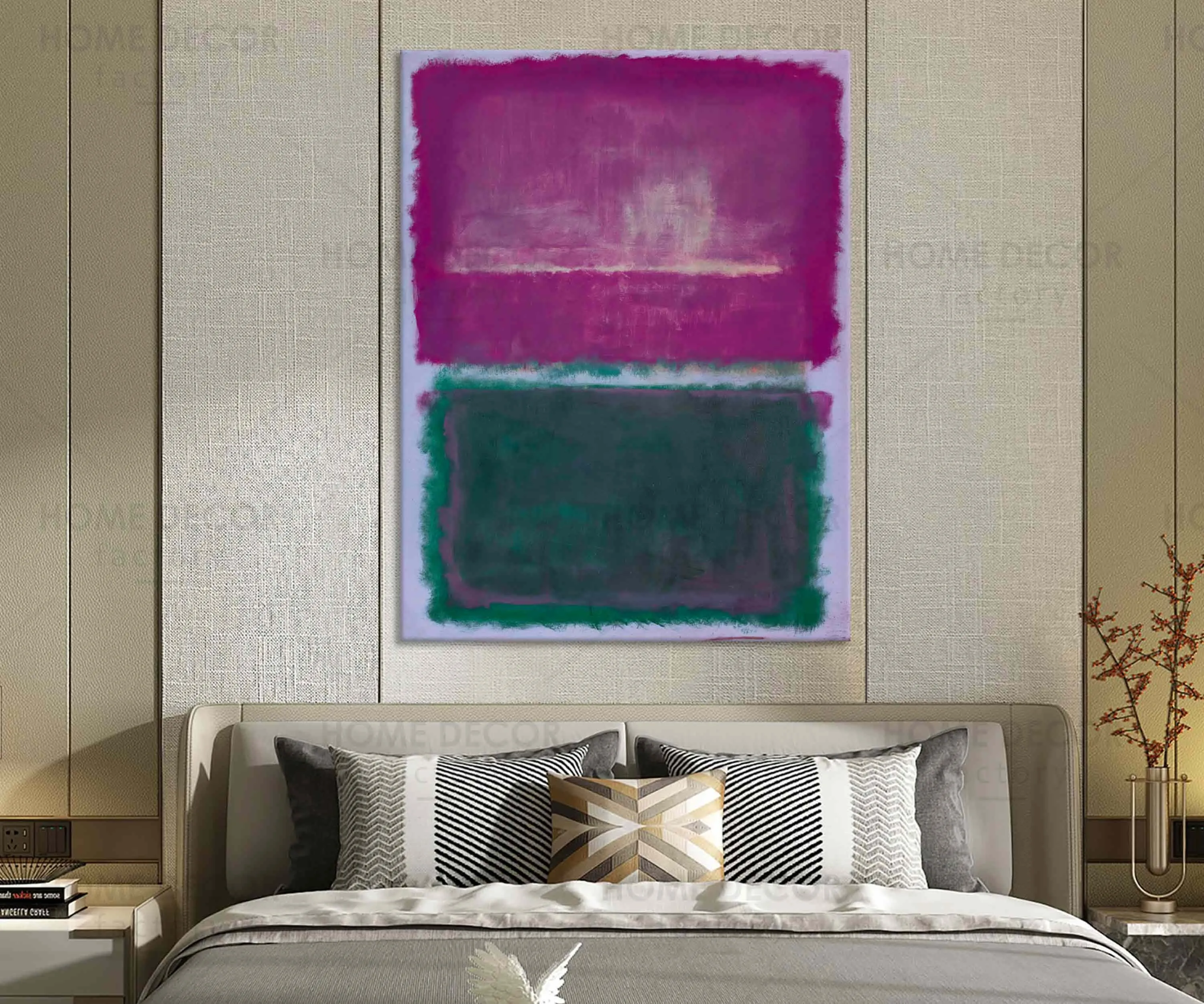 MARK ROTHKO 1903-70 Lavender and green Abstract canvas print Paintings ...