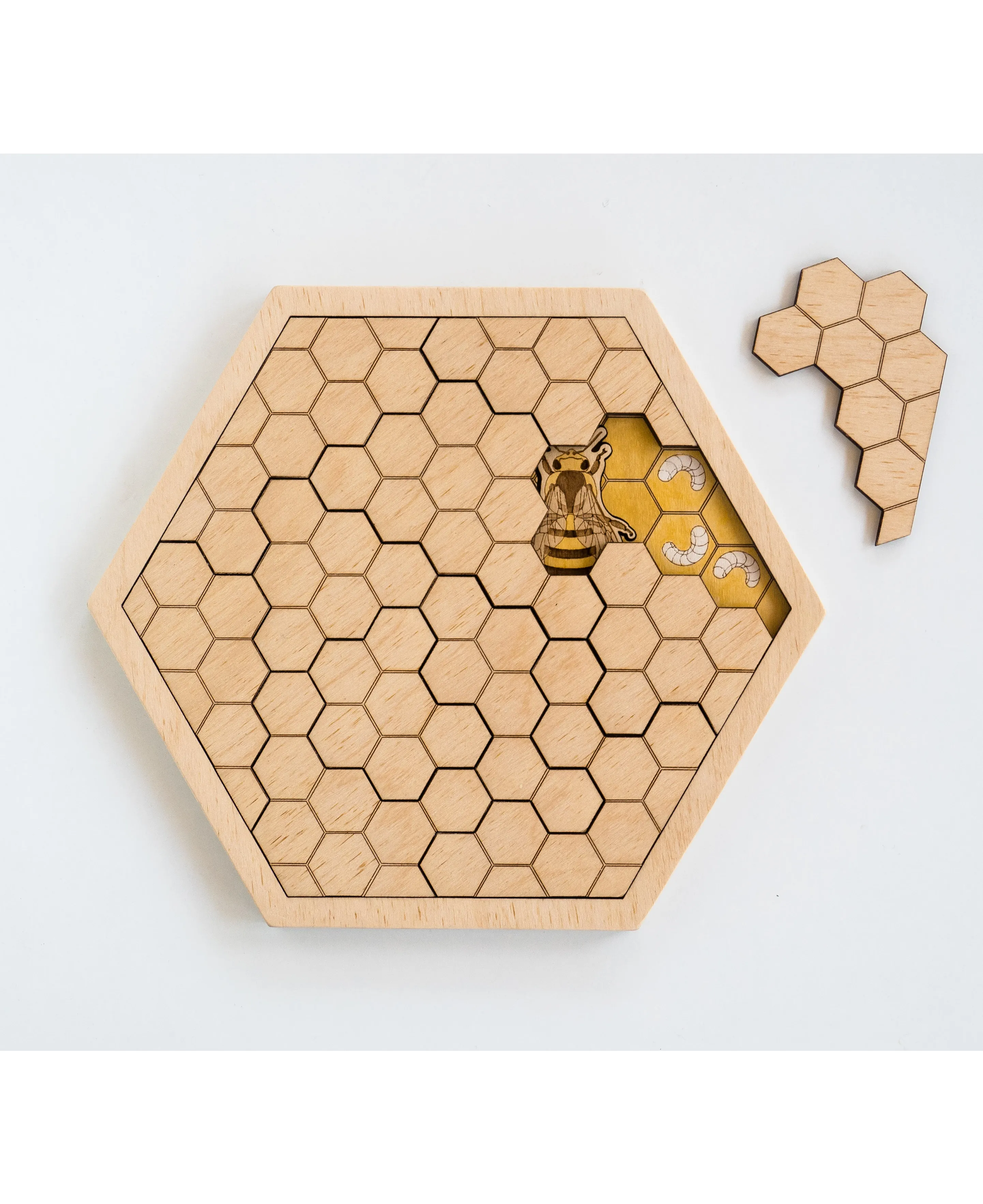 Wooden beehive puzzle Montessori Wooden game Wooden insects Bee $47.75 ...
