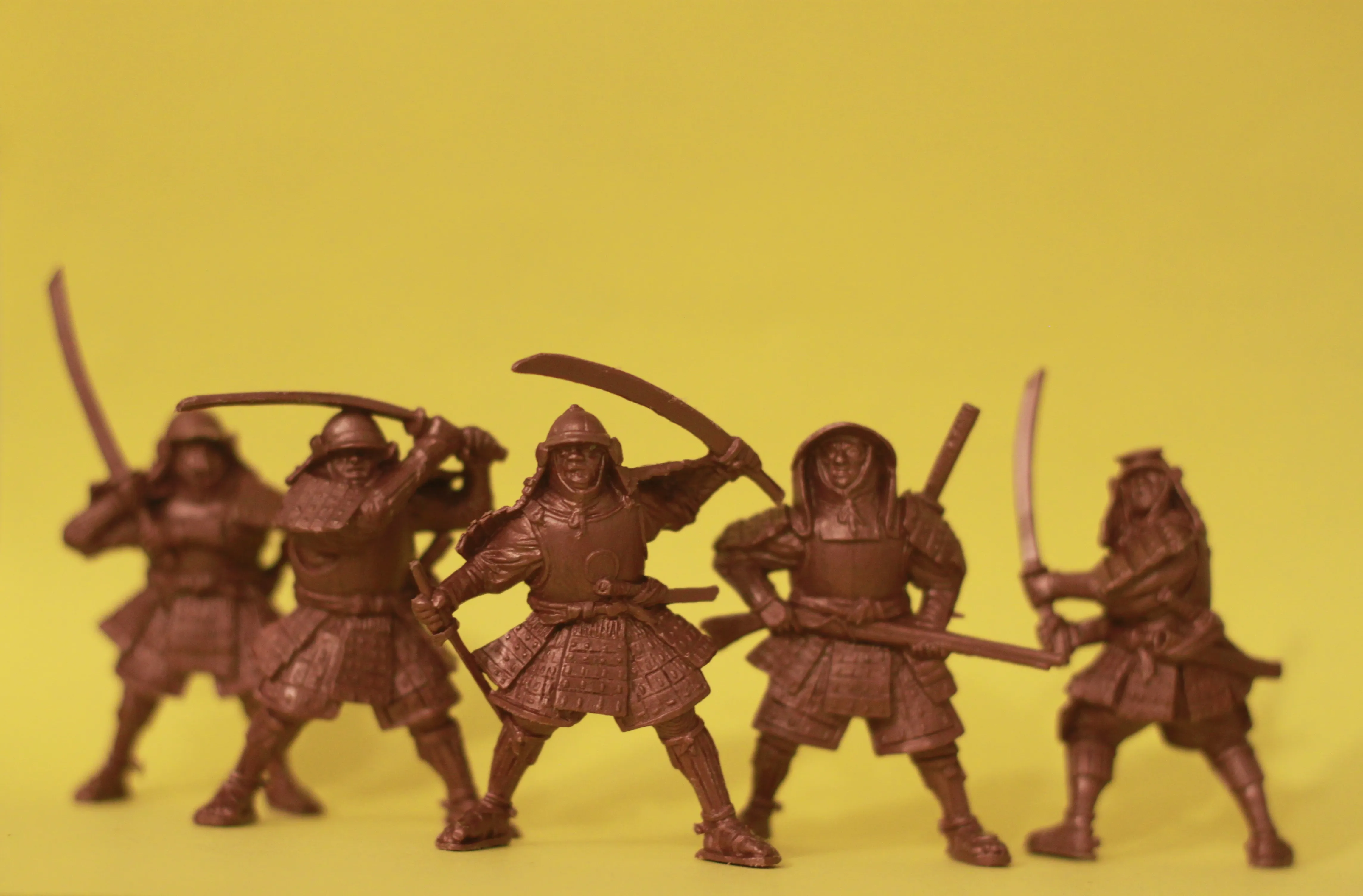 Japanese Samurai Ronin, Miniatures 54mm scale, Infantry Unit, Tabletop ...