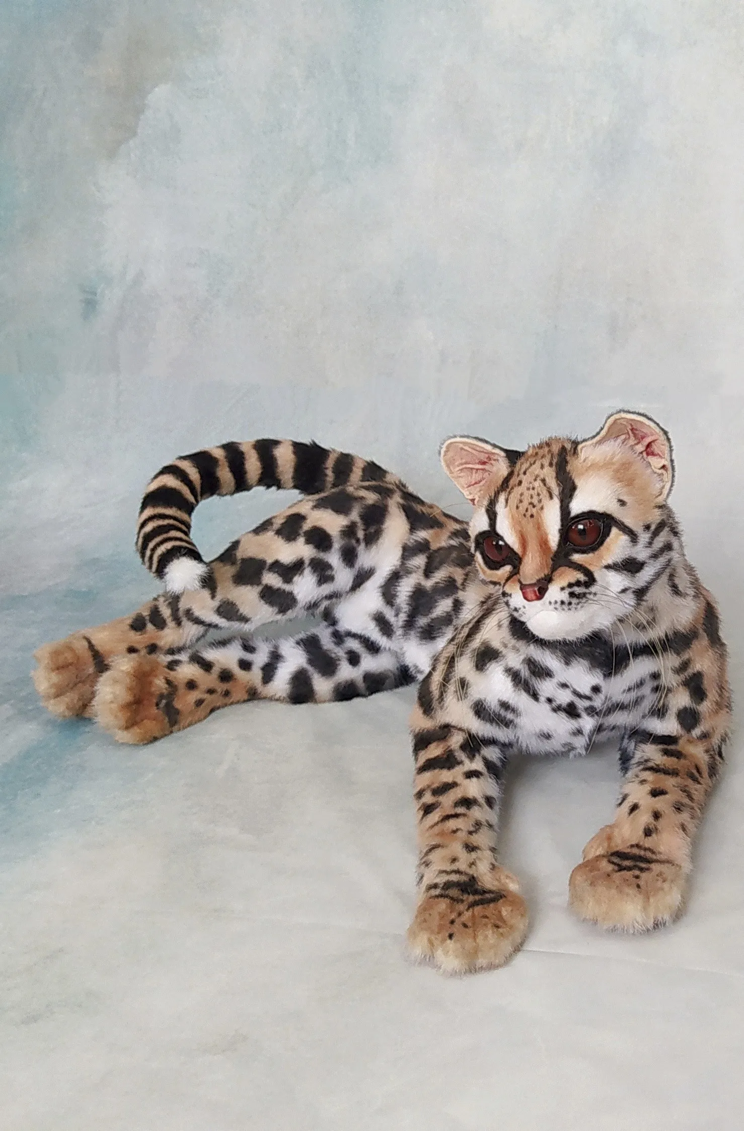 Realistic cat art doll, lifesize margai cat stuffed animal $900.00 ...